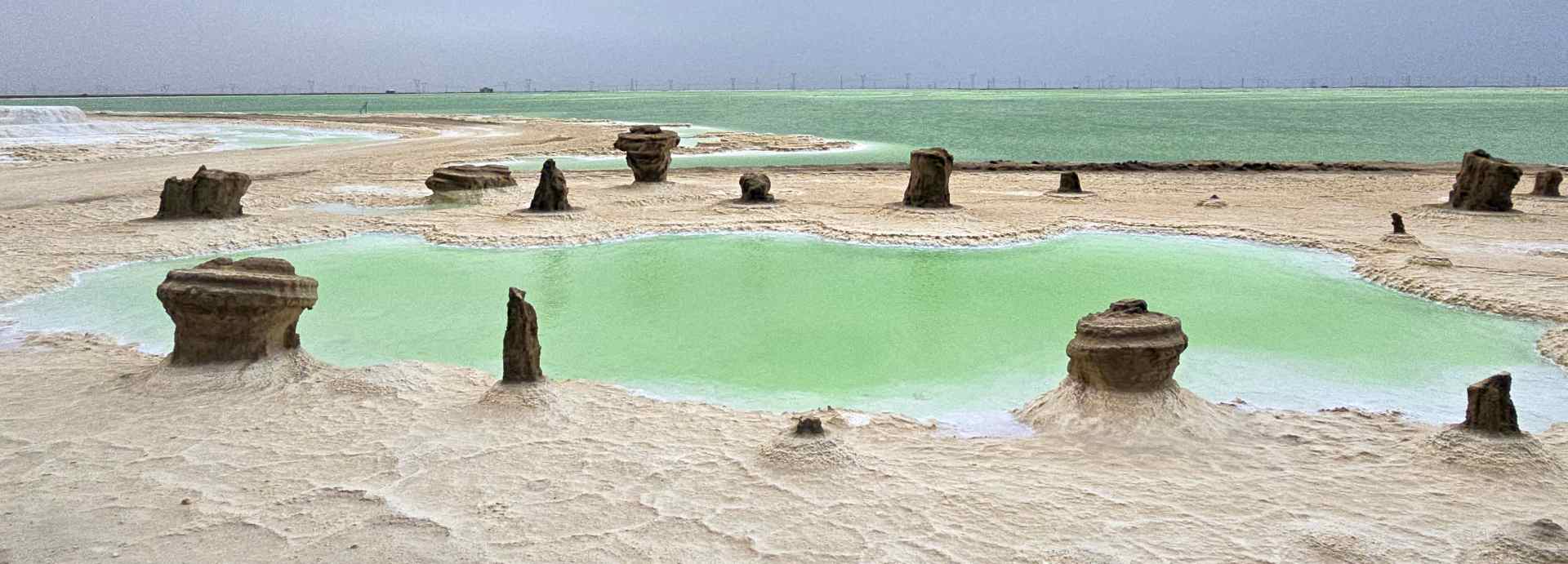 Descubre el mayor y más bello lago salado de China